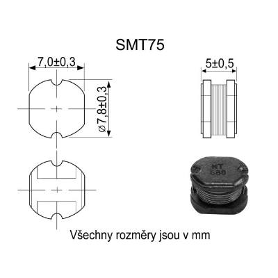 GM electronic | elektronické součástky, komponenty - MATSUTA SMT75-221K ...