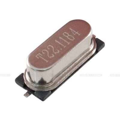 GM electronic | elektronické součástky, komponenty - QS 22,1184MHz HC49/SMD krystal